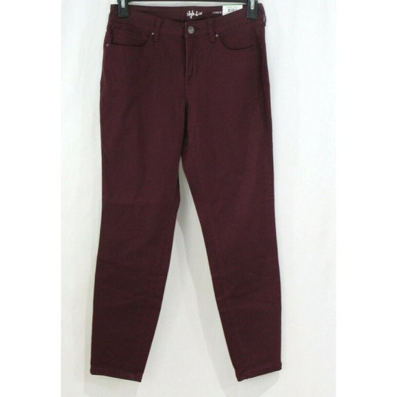 Style & Co. | Jeans | Nwt Style Co Womens Berry Jam Mid Rise Tummy ...